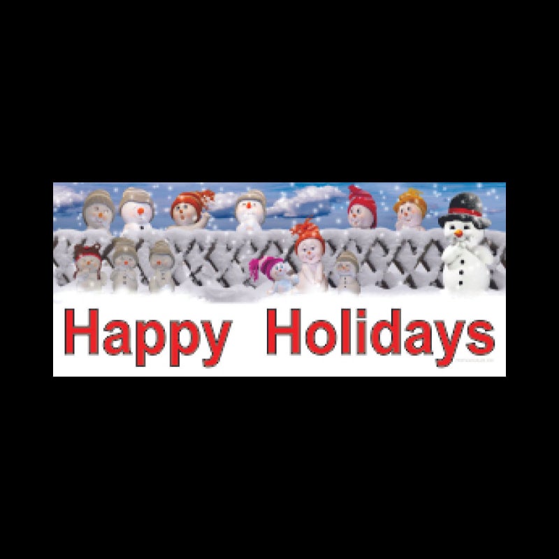 Happy Holidays " Snowmen Sign Design" | 800-659-5007